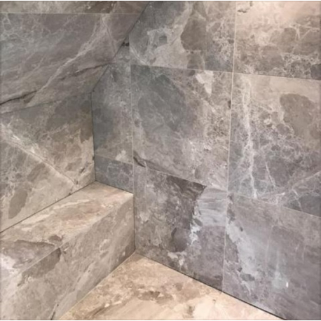 Nova Marmor Fliser 61 x 61 x 1,2 cm - slebet overflade u/fas